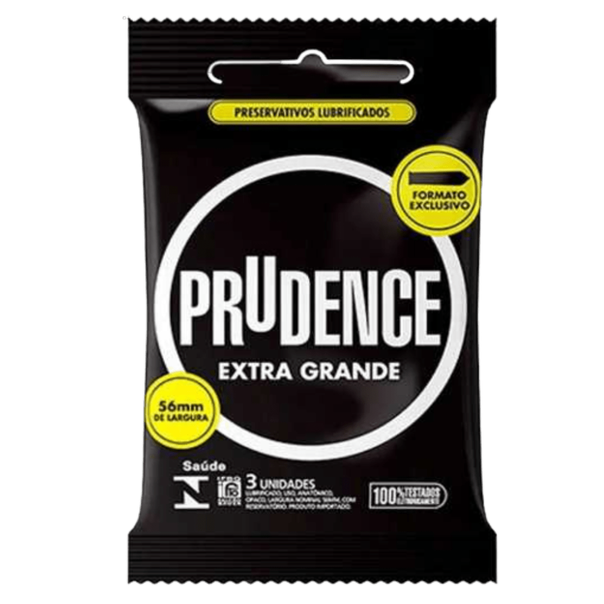 PRUDENCE EX GRANDE SAC PRES LUB x 3 - DKT DO BRASIL - Preservativo ...
