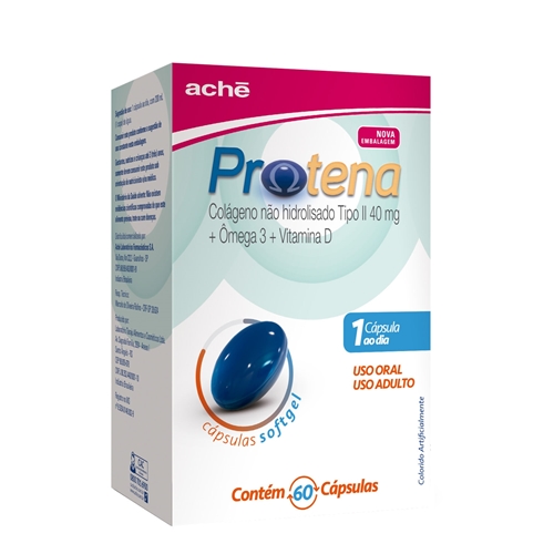 PROTENA CAPSULAS x 60 - ACHE - Protena 40mg, frasco com 60 cápsulas - ACHE