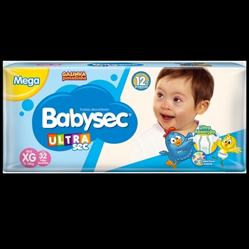 Fralda Babysec Ultra Sec Galinha Pintadinha XG, 36 unidades - Fralda ...