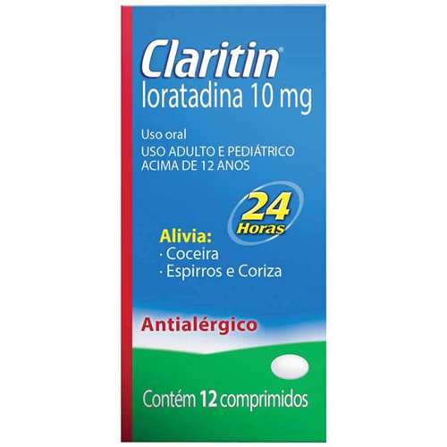 CLARITIN 10MG C/ 12 - CLARITIN 10MG C/ 12 - MANTECORP FARMASA
