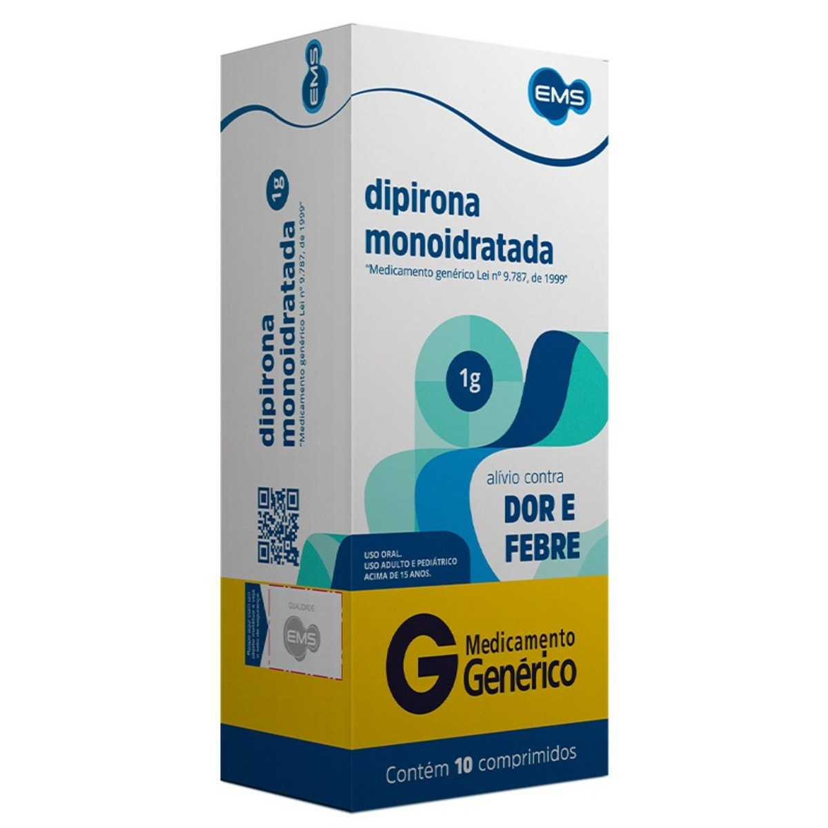 DIPIRONA MONOID MG CPR 1.00G x 10 - EMS PHARMA - DIPIRONA MONOID MG CPR ...
