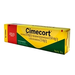 CIMECORT CREME 30G x 1 - CIMED - Cimecort 20mg/g + 0,64mg/g + 2,5mg/g ...