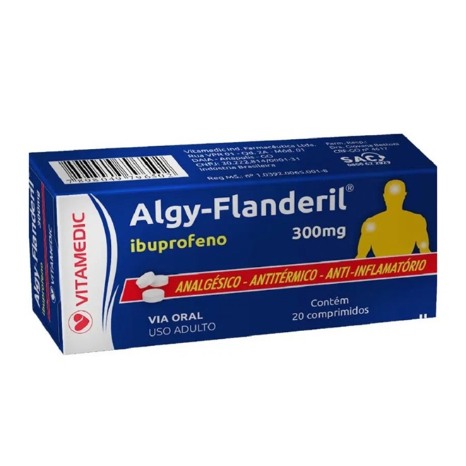 Algy-Flanderil Comprimido 600mg, caixa com 20 comprimidos - Algy ...