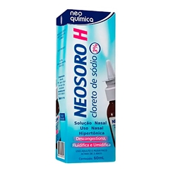 Neosoro H 30mg/mL, caixa com 1 frasco com 60mL de solução de uso nasal ...
