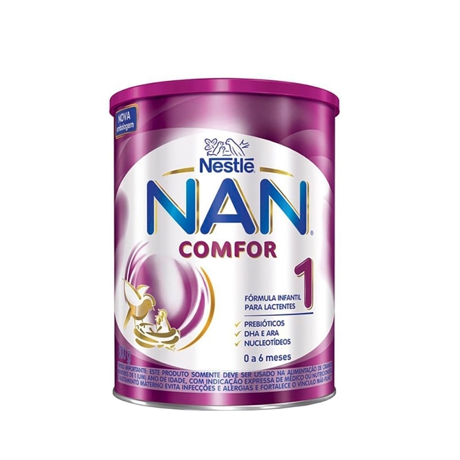 Fórmula Infantil NAN Comfor 1 Lata, 800g - Fórmula Infantil NAN Comfor ...