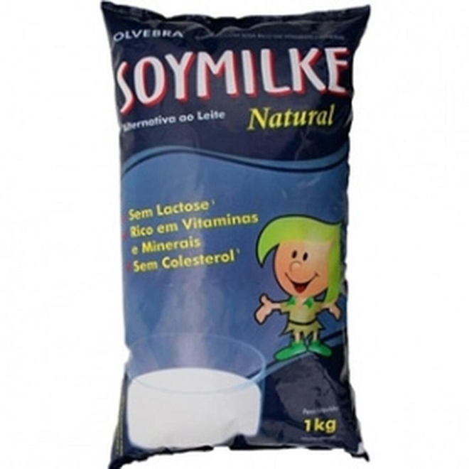 Leite de Soja Soymilke com 1kg, sabor natural - Leite de Soja Soymilke com 1kg, sabor natural ...