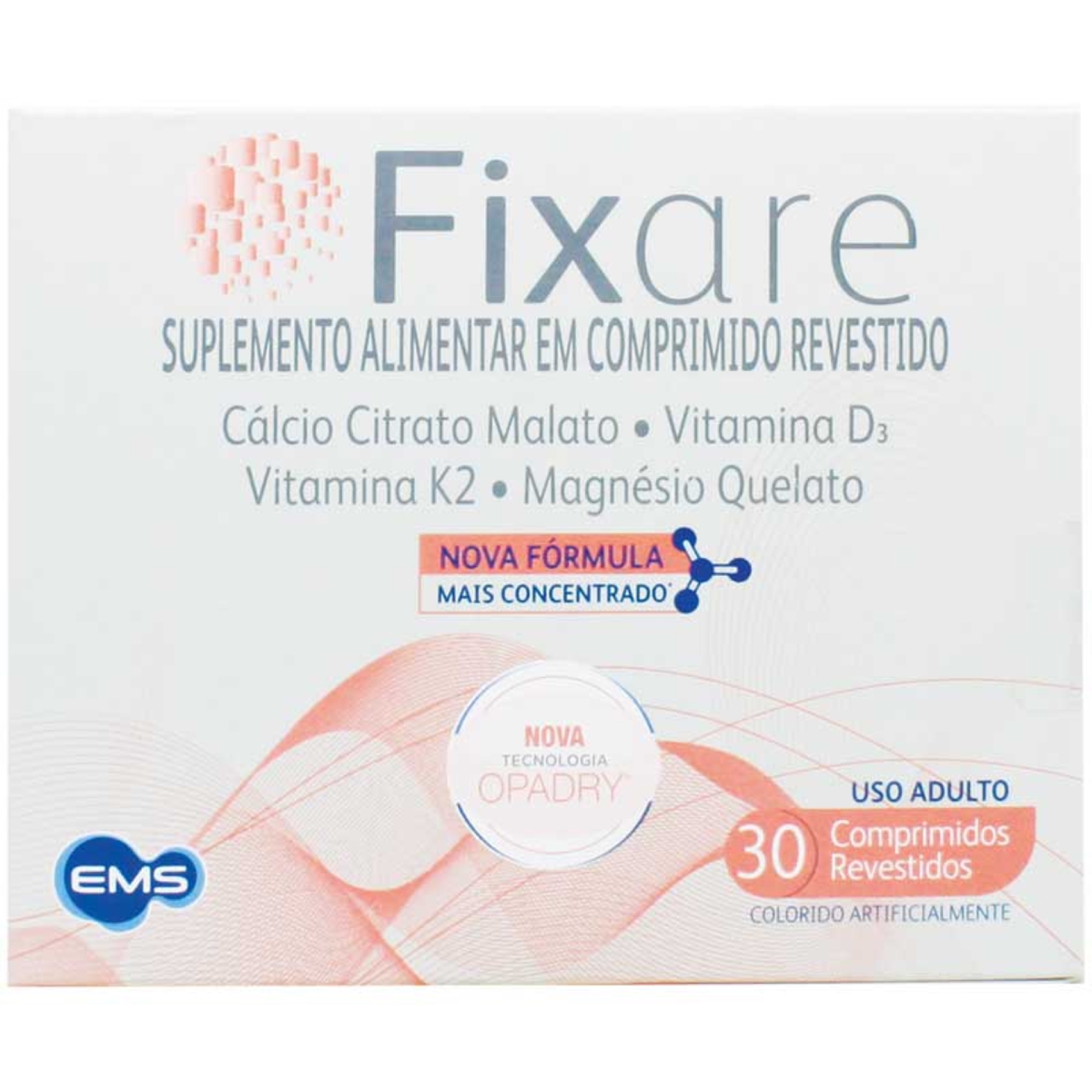 FIXARE CPR REVEST x 30 - EMS PHARMA - Fixare caixa com 30 comprimidos ...