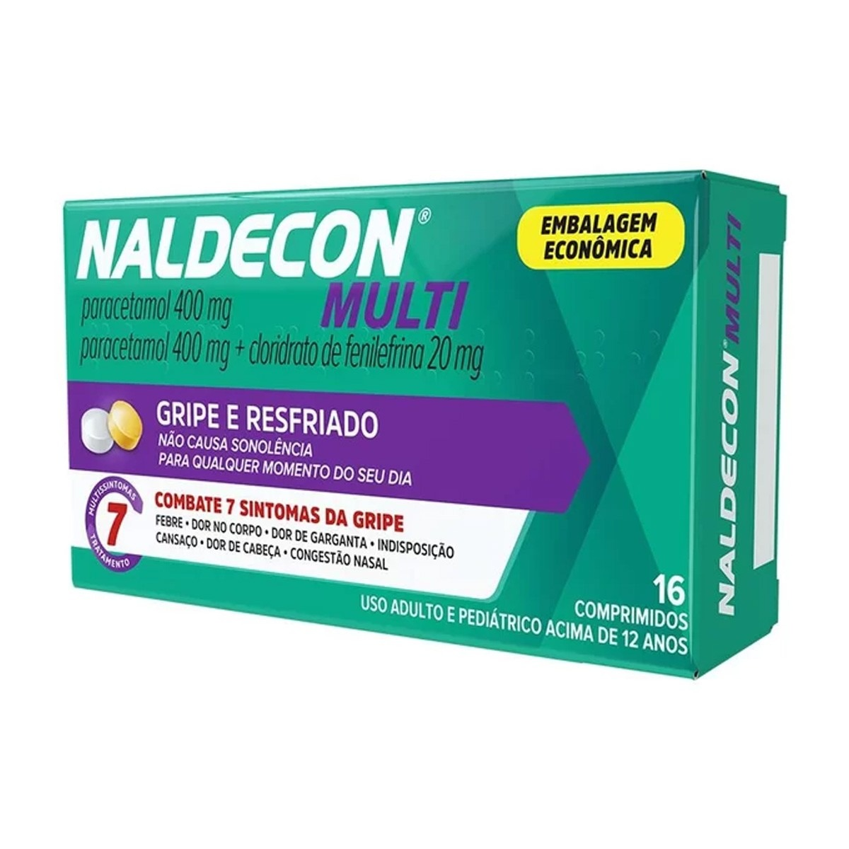 NALDECON MULTI CPR 2X8 400MG x 16 /20 - RECKITT BENCKISER - NALDECON ...