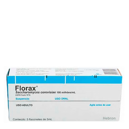 FLORAX FLAC ADULTO 5ML x 5 - HEBRON/QUEZALON - Florax 100 milhões/mL ...
