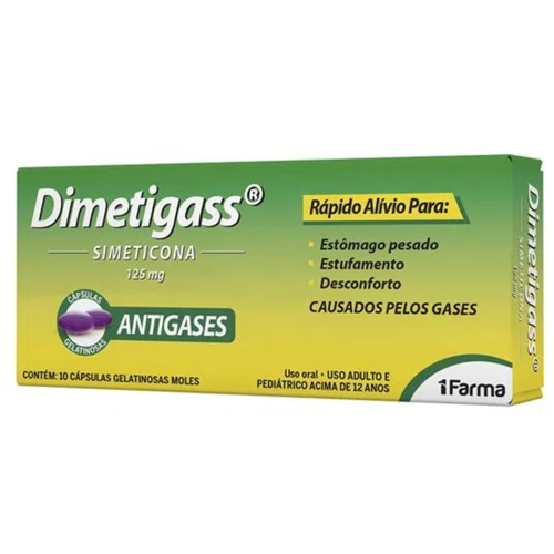 DIMETIGASS CAPS GEL 125MG x 10 - CIMED - Dimetigass Cápsula 125mg ...