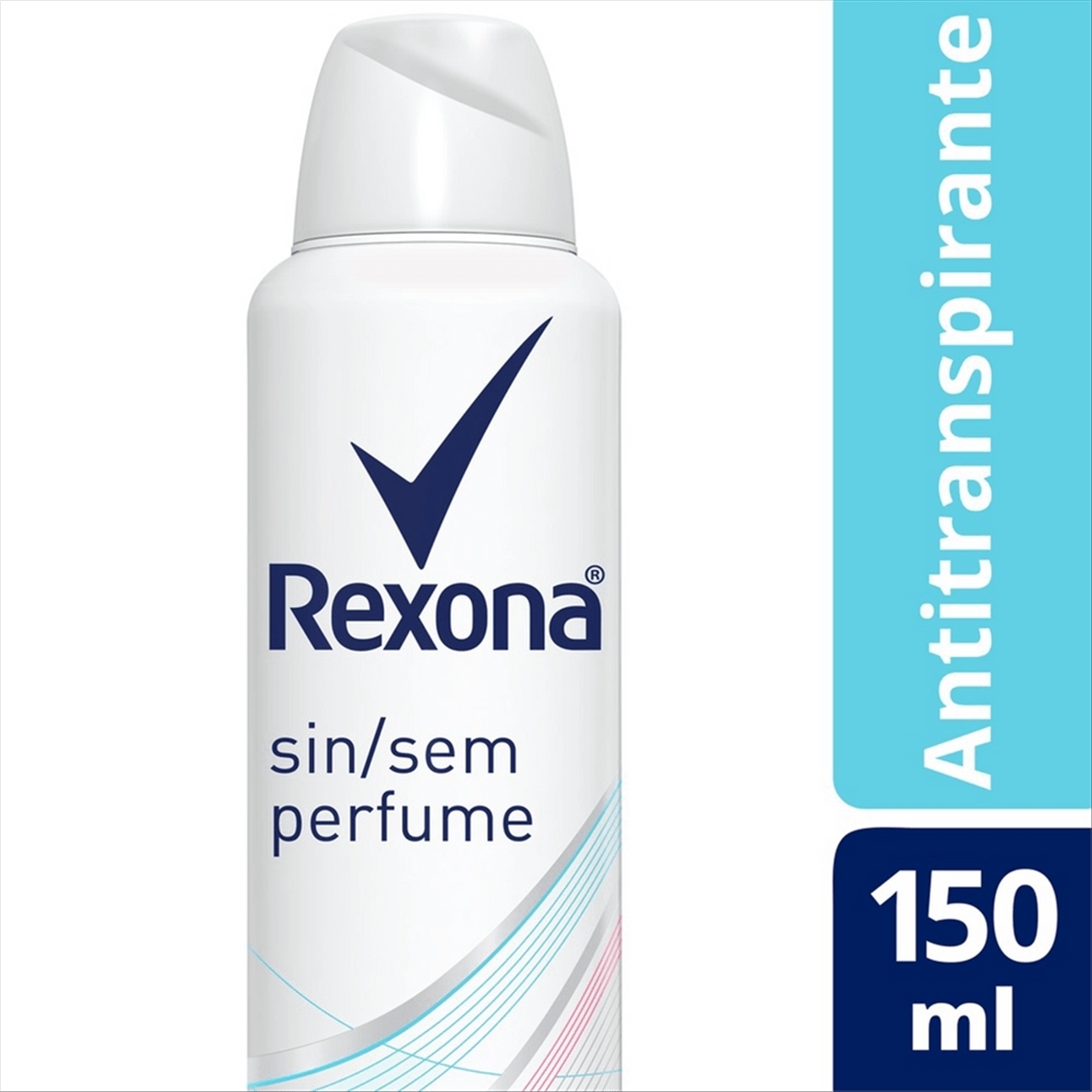 Desodorante Feminino Rexona Motionsense sem perfume, aerosol, 150mL ...