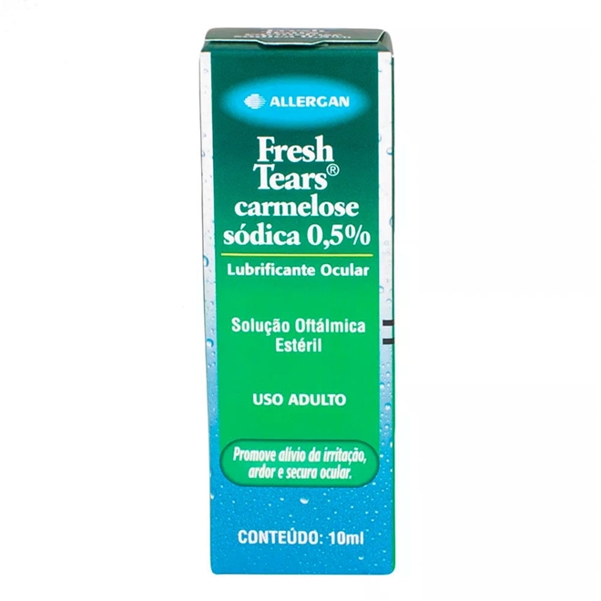FRESH TEARS SOL OFTAL 10ML x 1 - ALLERGAN - Fresh Tears 5mg/mL, caixa ...
