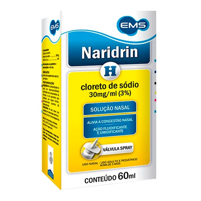 NARIDRIN H SPRAY NASAL 3% 60ML x 1 - EMS PHARMA - Naridrin H 30mg/mL ...