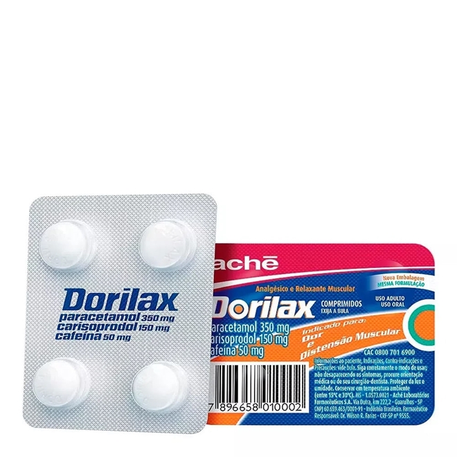 DORILAX CPR x 100 - ACHE - Dorilax 50mg + 150mg + 350mg, cartela com 4 ...