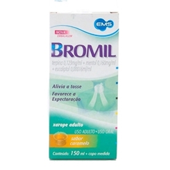 BROMIL EXPECTORANT XAR ADULTO 150ML x 1 - EMS PHARMA - Bromil 0,123mg ...